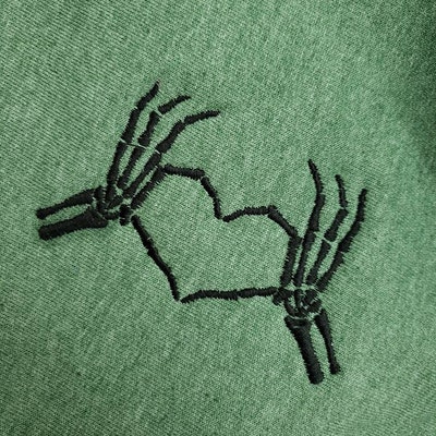 Skeleton Peace Hand Halloween Skeleton Skeleton Hand Embroidery Design ...