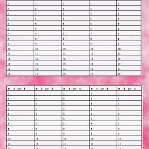 Powerball Printable Raffle Sheet - Etsy