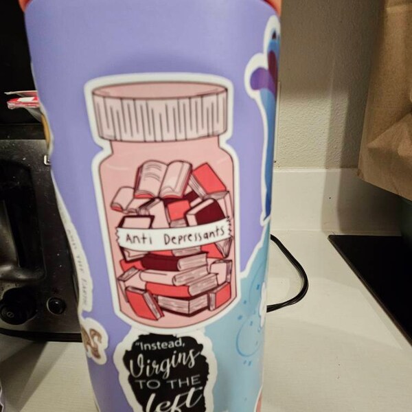 3" Vinyl Sticker, Beer Can USA Flag Sticker, Water Bottle Sticker ...