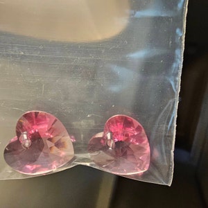 Swarovski Crystals Choice 6mm, 8mm or 10mm Crystal Butterfly Bead Light Rose Vertical Top ...