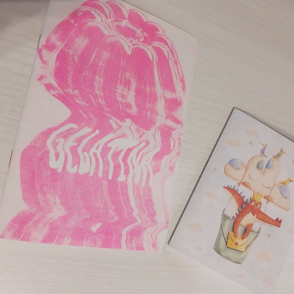 Cute and Tiny Handmade Zine. Lovely Animal Friendship Story. Mini ...