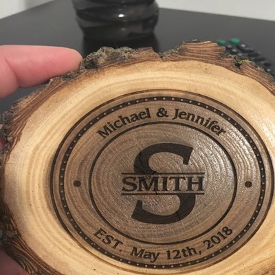 Fall Table Decor, Wood Coasters Rustic Fall Decor, Engraved Rustic ...