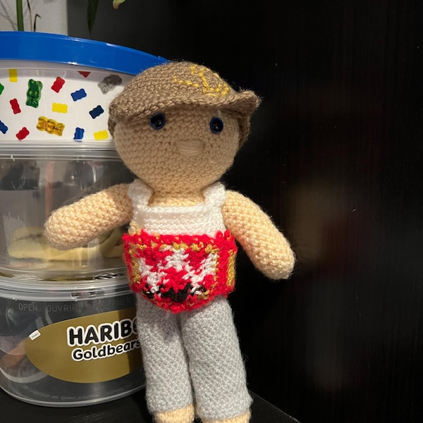Crochet Baseball Cap Doll Pattern, Crochet Doll Accessories, Pdf ...