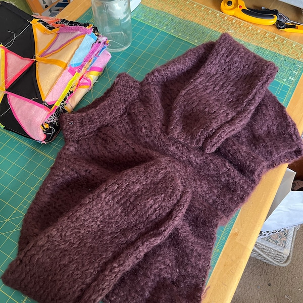 One Size Pattern "stay Home" Knitting Pattern - Etsy