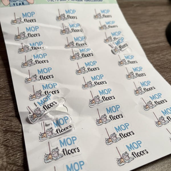 12-month Check List - Stickers for Planners - Etsy