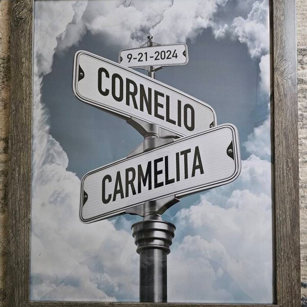 Digital File Only Personalized Family Names Street Sign, Street Sign ...