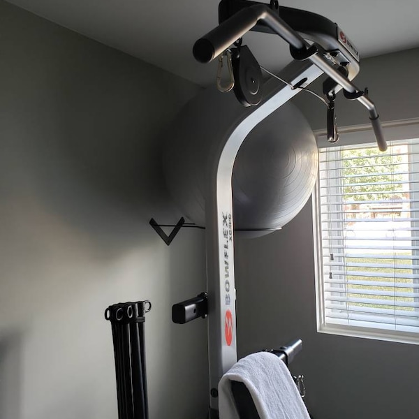 Wall Mount Yoga Ball Holder: Powder Coated Steel Exercise Ball Rack - Etsy