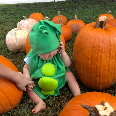 Baby Costume Halloween Costume Pea Costume Pea Pod Vegetable Toddler ...