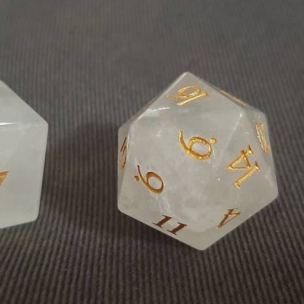 Dnd Dice Set full Set Frosted Dichroic Glass Dnd Dice Set Gemstone Set ...