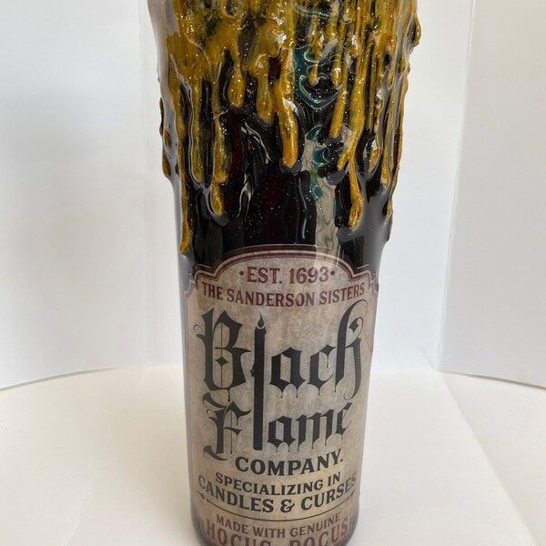 Black Flame Company Label Parody PNG - Sanderson Sisters Witches Witch Halloween Candles Curses ...