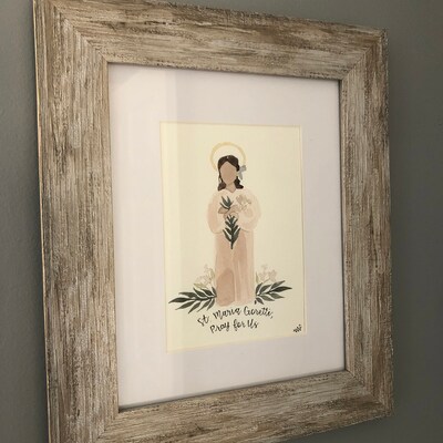 St Maria Goretti Original Watercolor Painting - Etsy