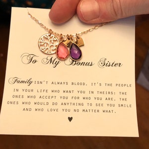 Birthday Gift for Her to My Bonus Sister Bonus Sister Gift Sister in ...