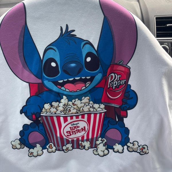 Lilo and Stitch Popcorn Cinema Png, Stitch Drink Dr Pepper Png, Stitch ...