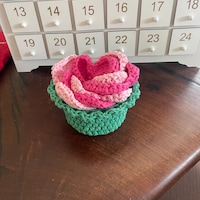 CROCHET PATTERN - Rose Flower Coaster Set Crochet Pattern Flower ...
