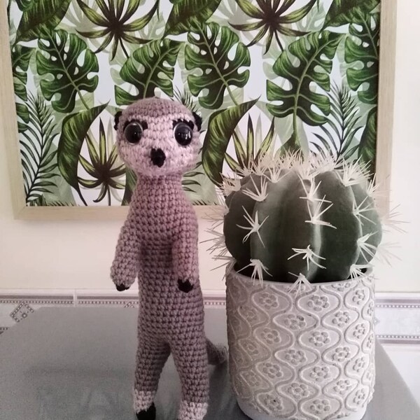 Meerkat Amigurumi Pattern, Meerkat Crochet Pattern, Toy Pattern ...
