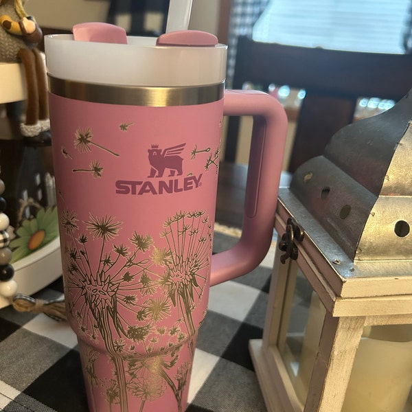Stanley Brand 30 Ounce Dandelion Full Wrap Laser Engraved Tumbler - Etsy