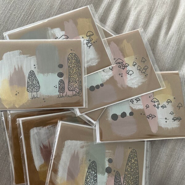 Hand Painted Hello Baby, Pink Baby Card - Etsy