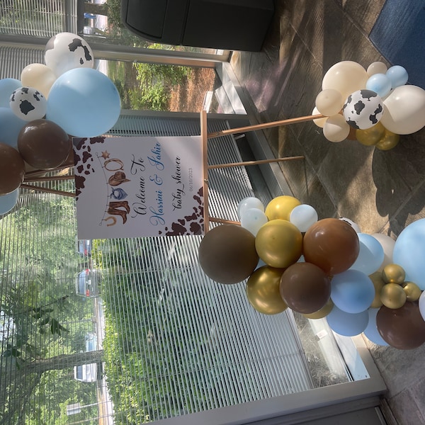 LITTLE COWBOY Baby Shower Welcome Sign | Printable Wild West Baby ...