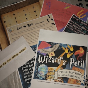 Escape Room Game. Mystery Manor Printable Adventure for - Etsy