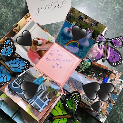 Blue Birthday Exploding Butterfly Gift Box With Flying Butterflies - Etsy