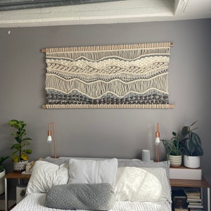 Recycled Artwork Sustainable Art Framed Macrame Wall - Etsy