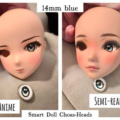 Custom Doll Wig for Minifee 1/4 BJD Dolls tan Caps 6-7 Head Size of Bjd ...