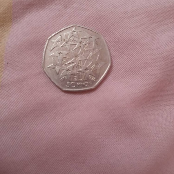Rare UK Fifty Pence Coins Collectible 50p Coins British Coin Collector's Collection Circulated ...