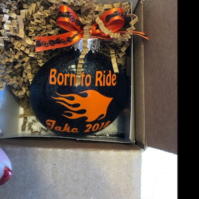 Personalized Motorcycle Christmas Ornament Custom Made Biker - Etsy