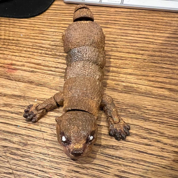 Ball Python Snake Digital .STL File for 3d Printing, Articulated Fidget ...