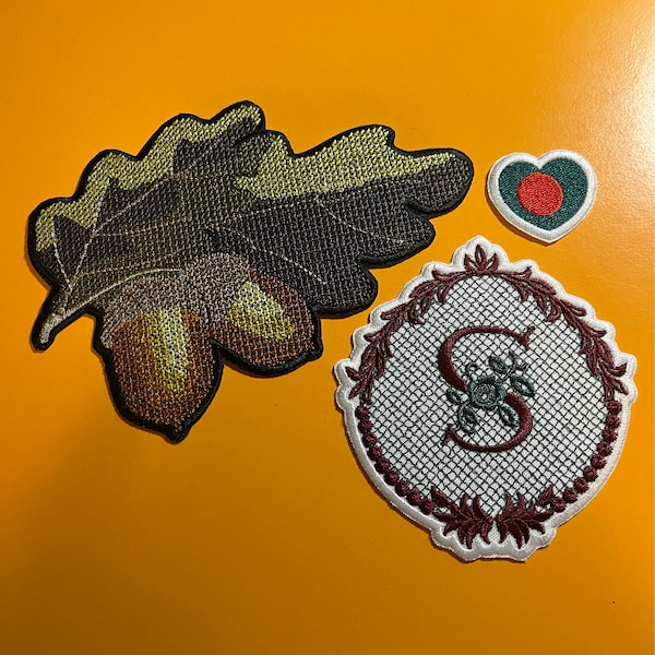 Small Heart Shaped Patch With a Flag, Embroidered Flag Patch, Heart ...