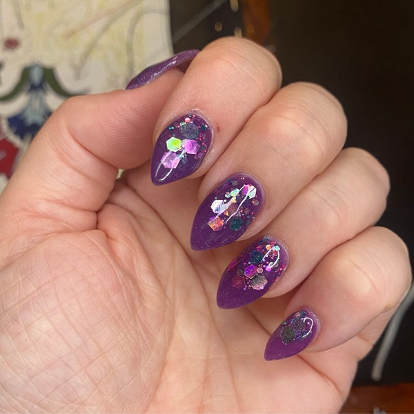 Candy Crushed- Dip Powder, Nail Dip Powder, Glitter Dip Powder, Dip ...