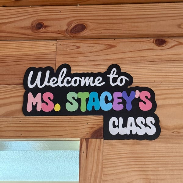 Personalized Sea Ocean Themed Classroom Decor, Custom Classroom Welcome ...