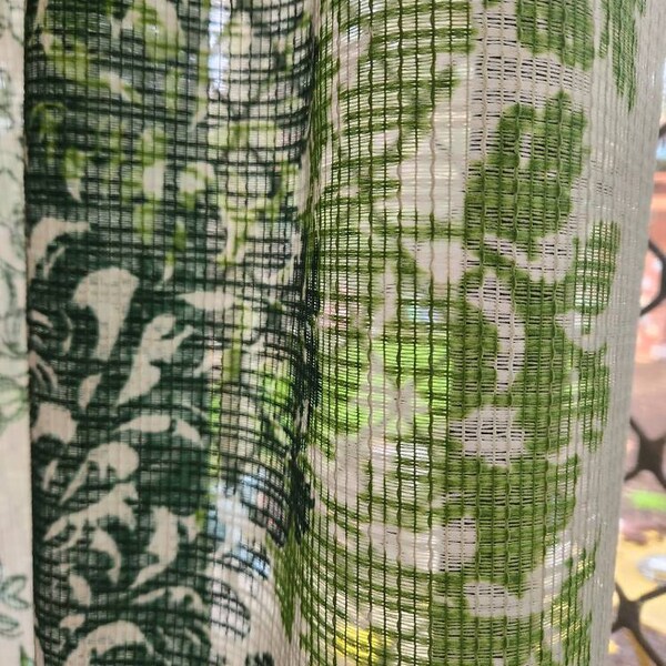 Orange Net Curtains Vintage 70s Curtains Retro Drapes Scandinavian ...