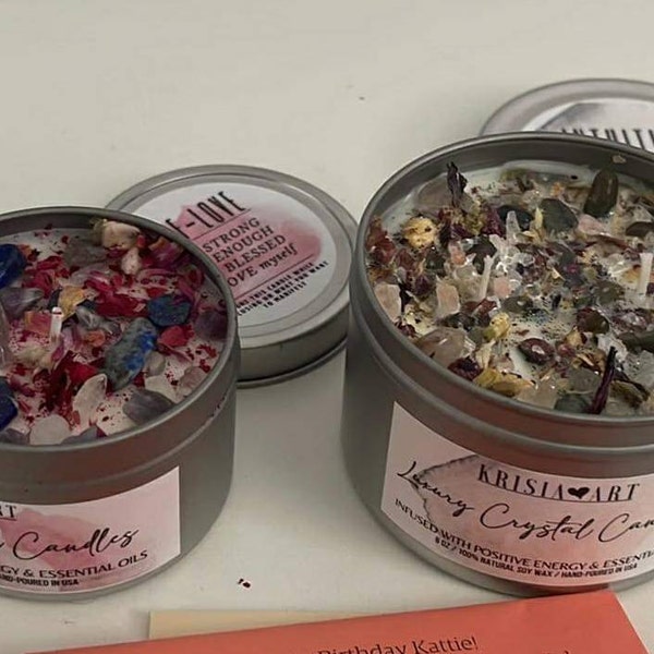 SELF-LOVE Candle for Self Care. Candle for Well Being, Positive Energy ...