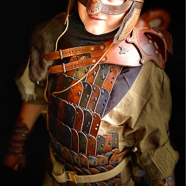 LARP Shoulder Armor Pattern | Digital Download | Leather Pattern ...