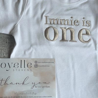 Personalised Hello World Baby Grow Embroidered Newborn Baby Gifts ...