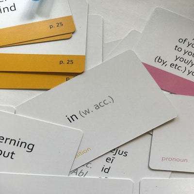 Challenge A Color-coded Henle Latin Flashcard Playing Cards - Etsy