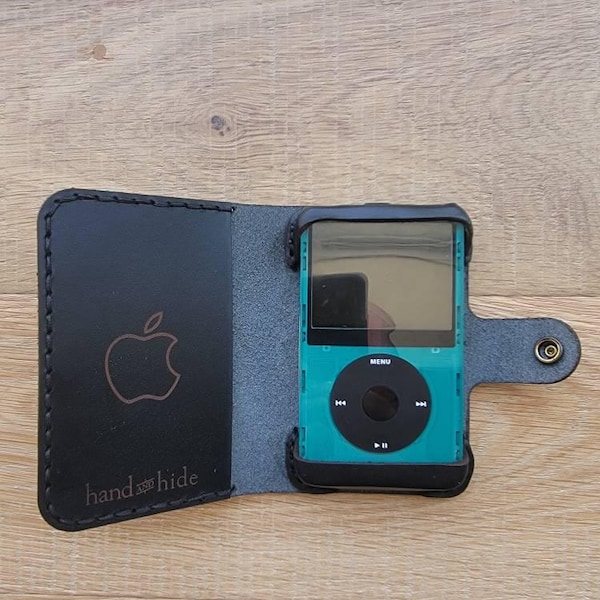 Ipod Classic Leather Wallet Case 4th Through 7th Gen 20gb Through 160gb ...