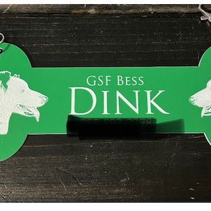 Personalized Crate Tag, Pet Crate Name Sign, Hello My Name is Hanging ...