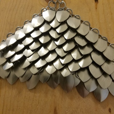 Dragon Scales Aluminum Large Silver Sets of 100 - Etsy