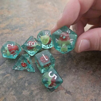 Fae Magic Liquid Core Dice Set for Dnd / Dice for Dungeons and Dragons ...