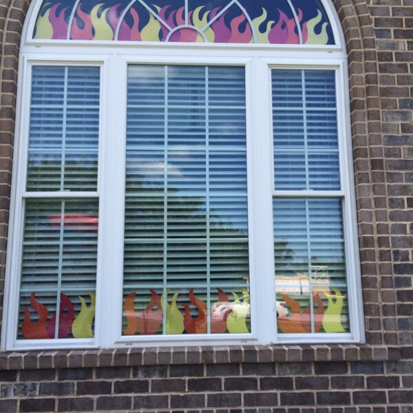 Fire Birthday Party PRINTABLE Flame TEMPLATES, Diy Cutouts for ...