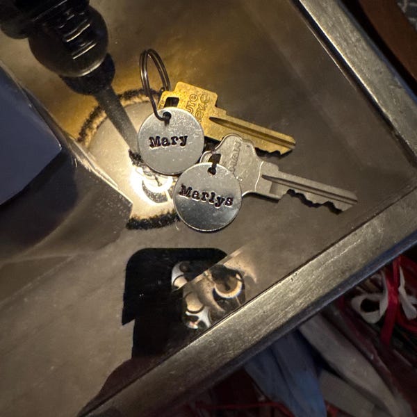 Thick Double Sided Brass Key Tag Labels - Any Custom Text - Super ...