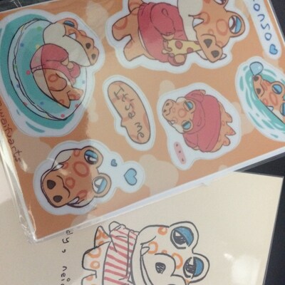 ACNH// Alfonso Glossy 4x6 Vinyl Sticker Sheet - Etsy