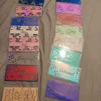 Clear Laminated A6 Sea Shells Cash Envelopes, Handmade and Customizable ...