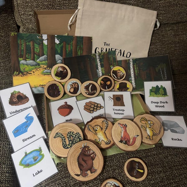 Goldilocks and the Three Bears - Handmade Log Slices - Etsy UK
