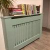 Bookcase Radiator Cover, Made to Order Bookshelf Radiator Cover UK ...