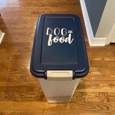 Dog or Cat Food Container Decal Label Only - Etsy