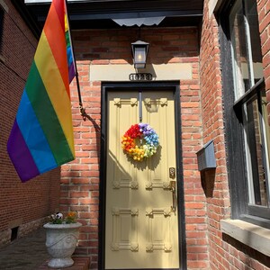 Rainbow Wreath LGBTQ Pride Spring Wreath Easter Wreath - Etsy