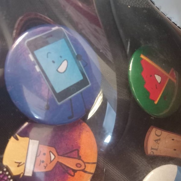 Inanimate Insanity Object Show Button Pins Fanart OSC - Etsy